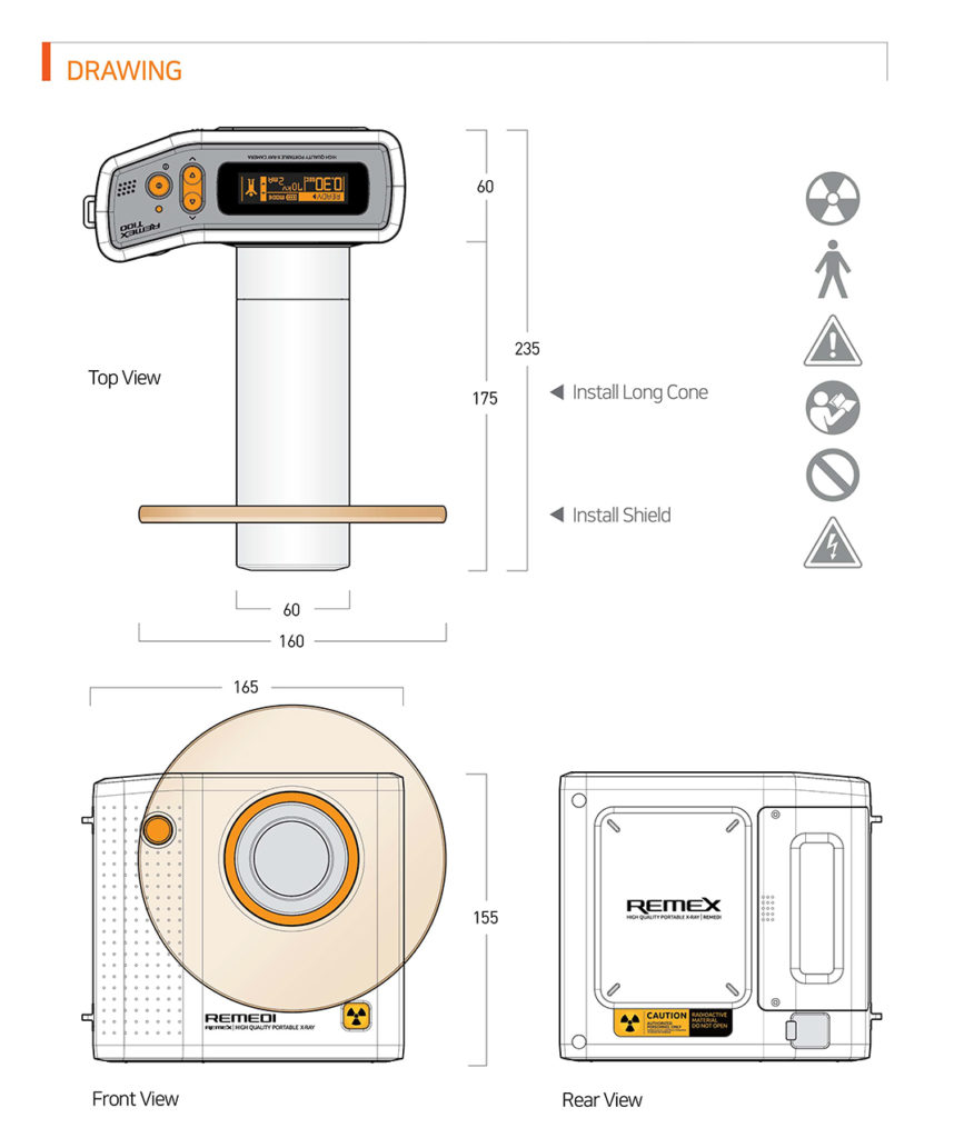 REMEX T-100 Portable Handheld X-Ray | CAD-Ray.com